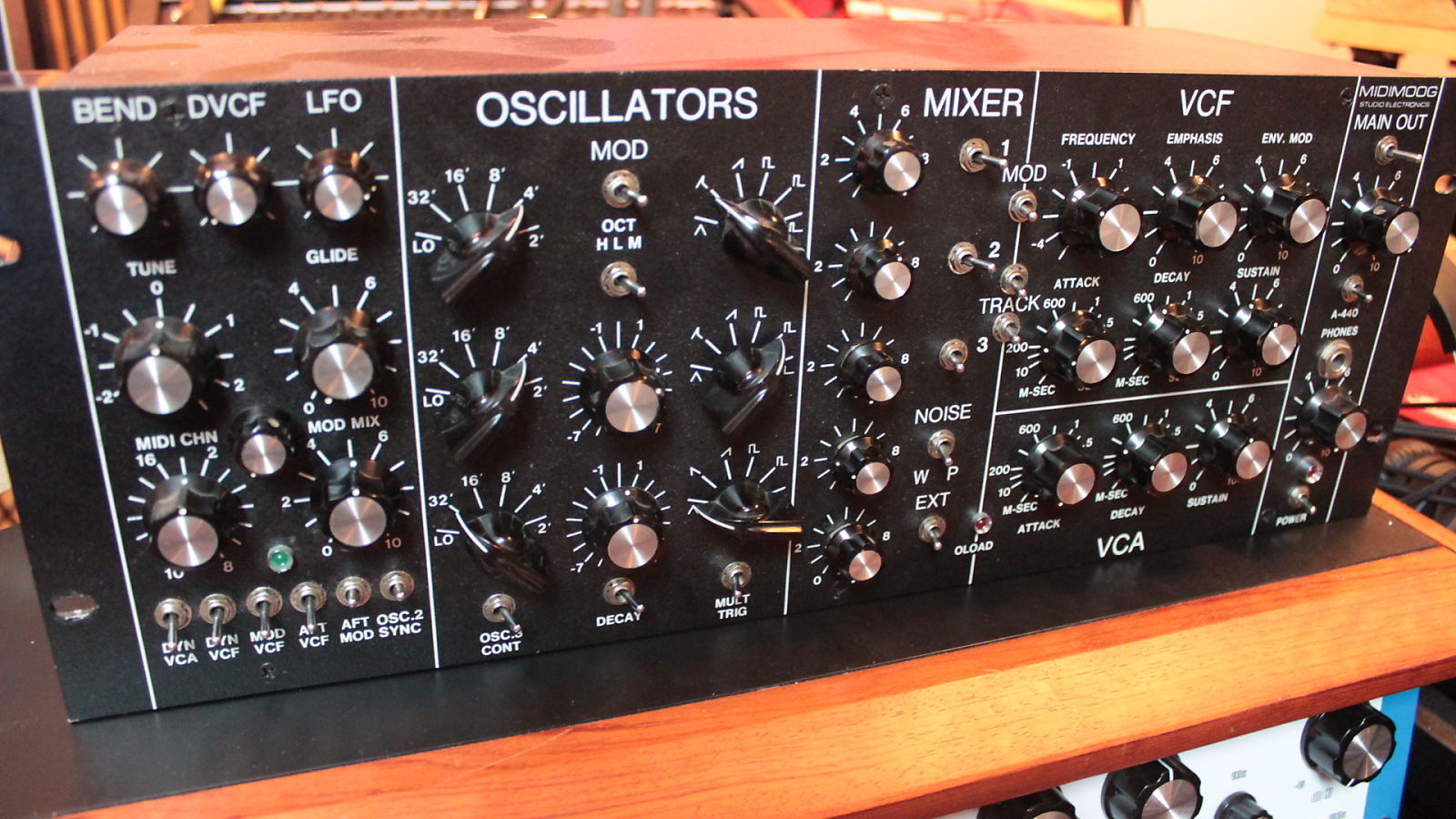 MATRIXSYNTH: MidiMoog with Genuine MOOG Boards SN 1069