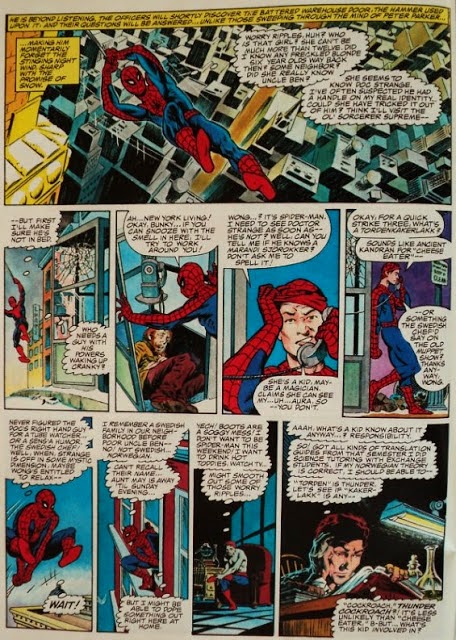 Arion's Archaic Art: Spider-Man Hooky - Susan K. Putney & Bernie Wrightson