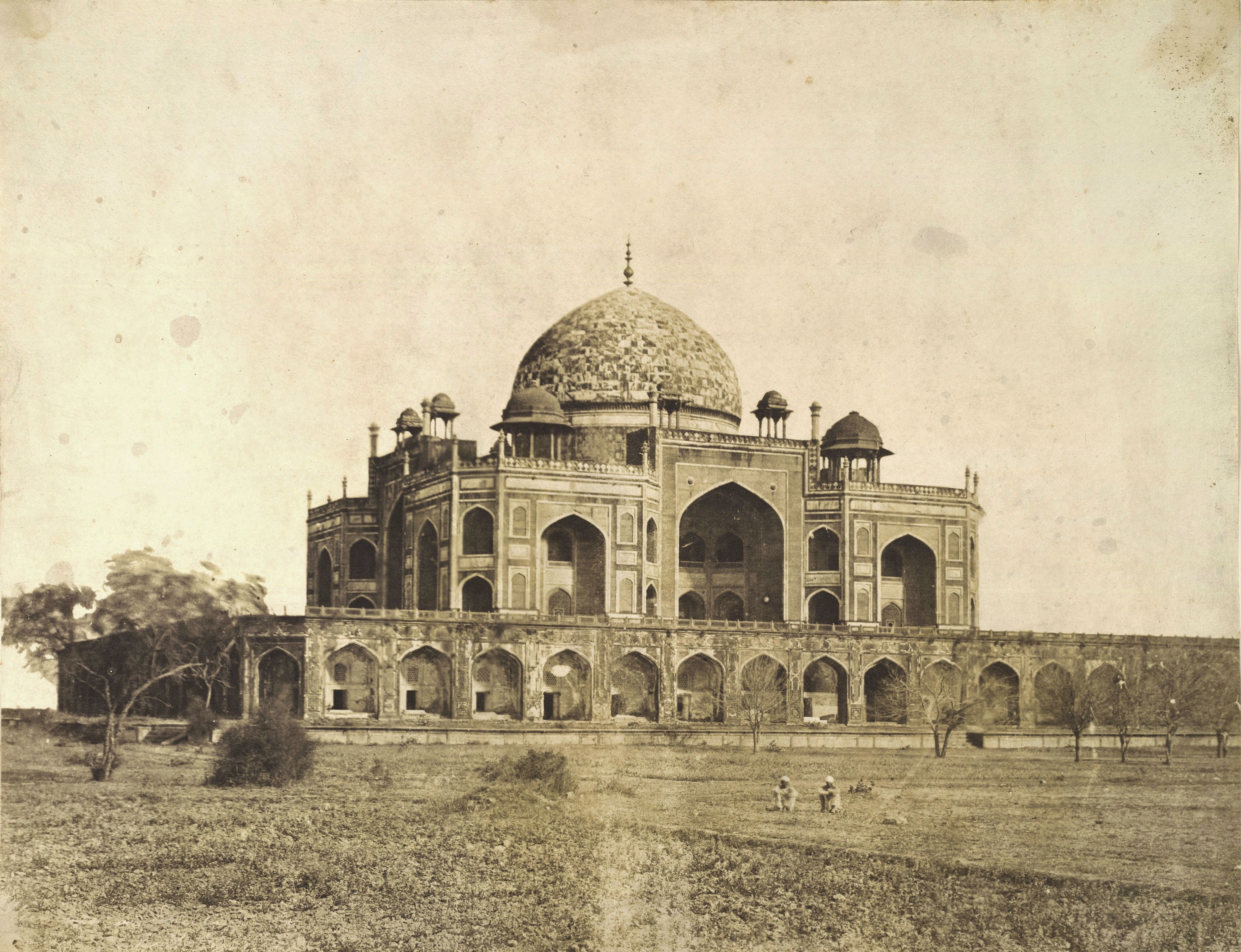 Humayun's Tomb (Humayun ka Maqbara) - Delhi 1858 - Old Indian Photos Humayun's Tomb (Humayun ka Maqbara) - Delhi 1858 - Old Indian Photos