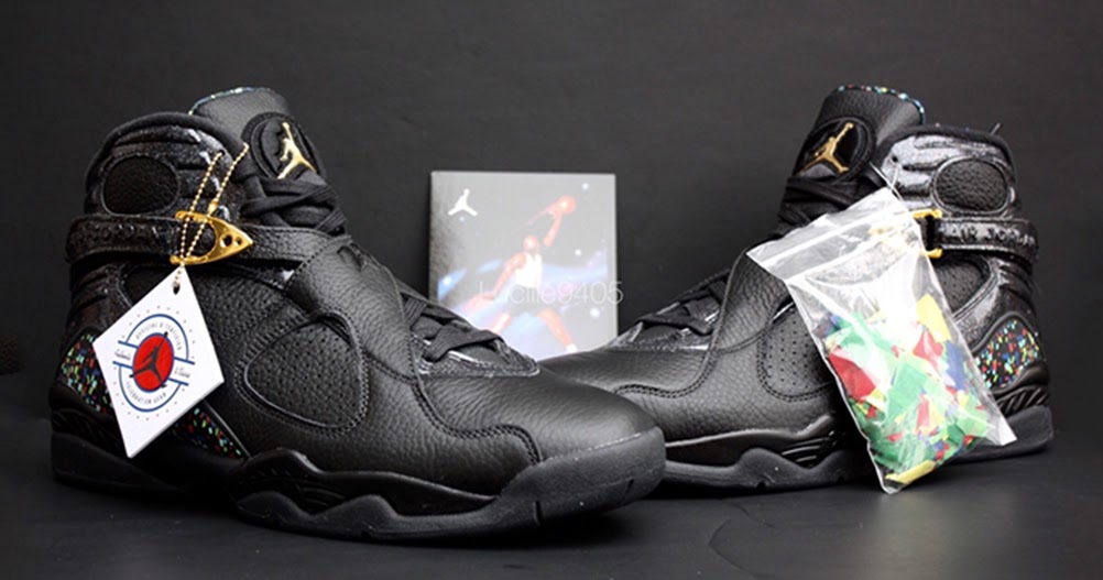 A Look at the Air Jordan 8 "Confetti' + Release Info - Sneaker News ...