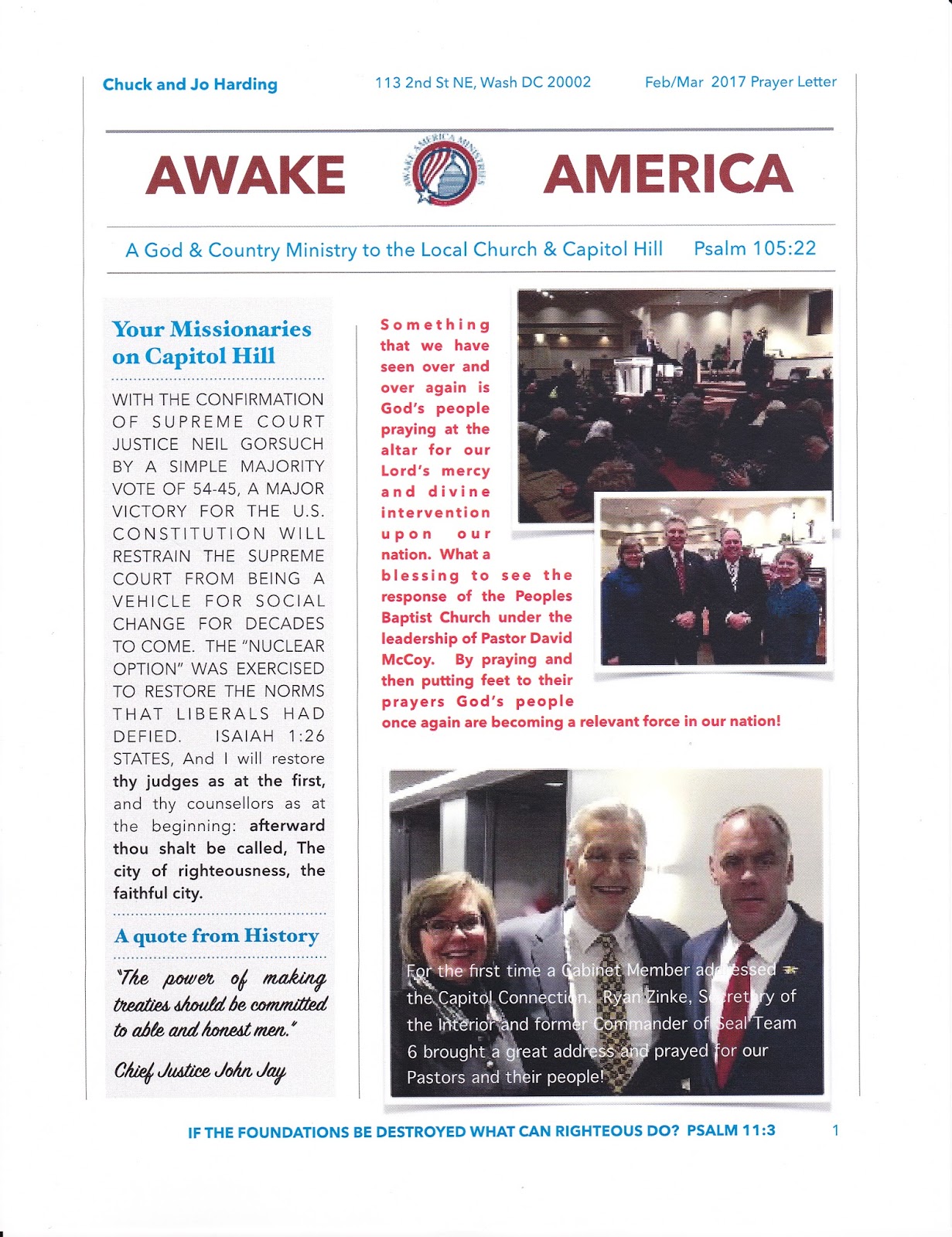 Dr. Chuck Harding ~ Awake America Ministries