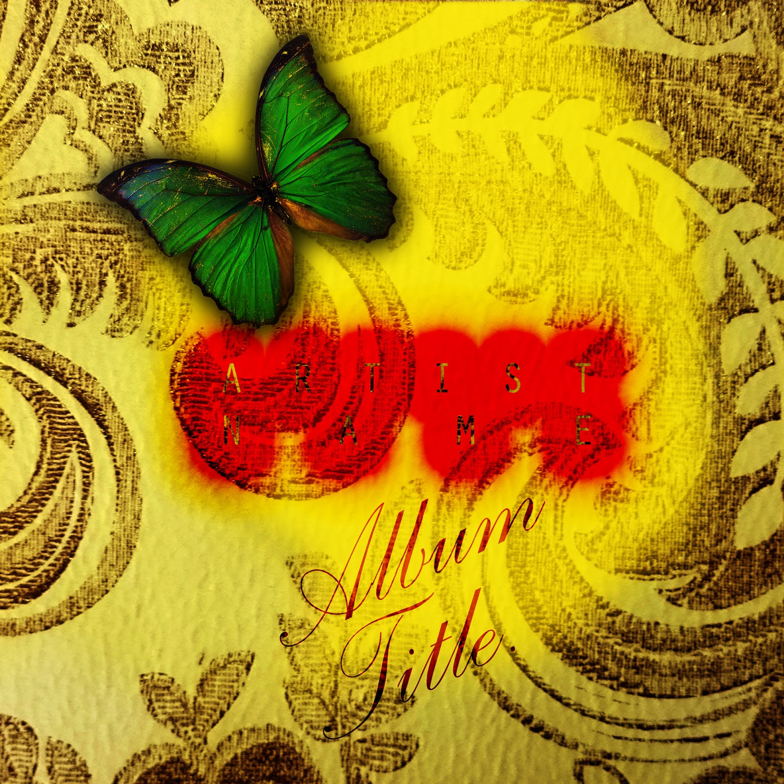 Music single/album/mixtape/CD cover artwork graphic design templates