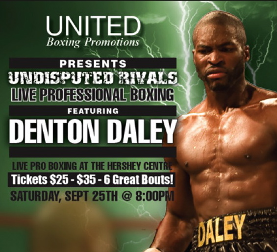 CANADIAN PROFESSIONAL BOXING : Denton Daley : Canadian Boxer