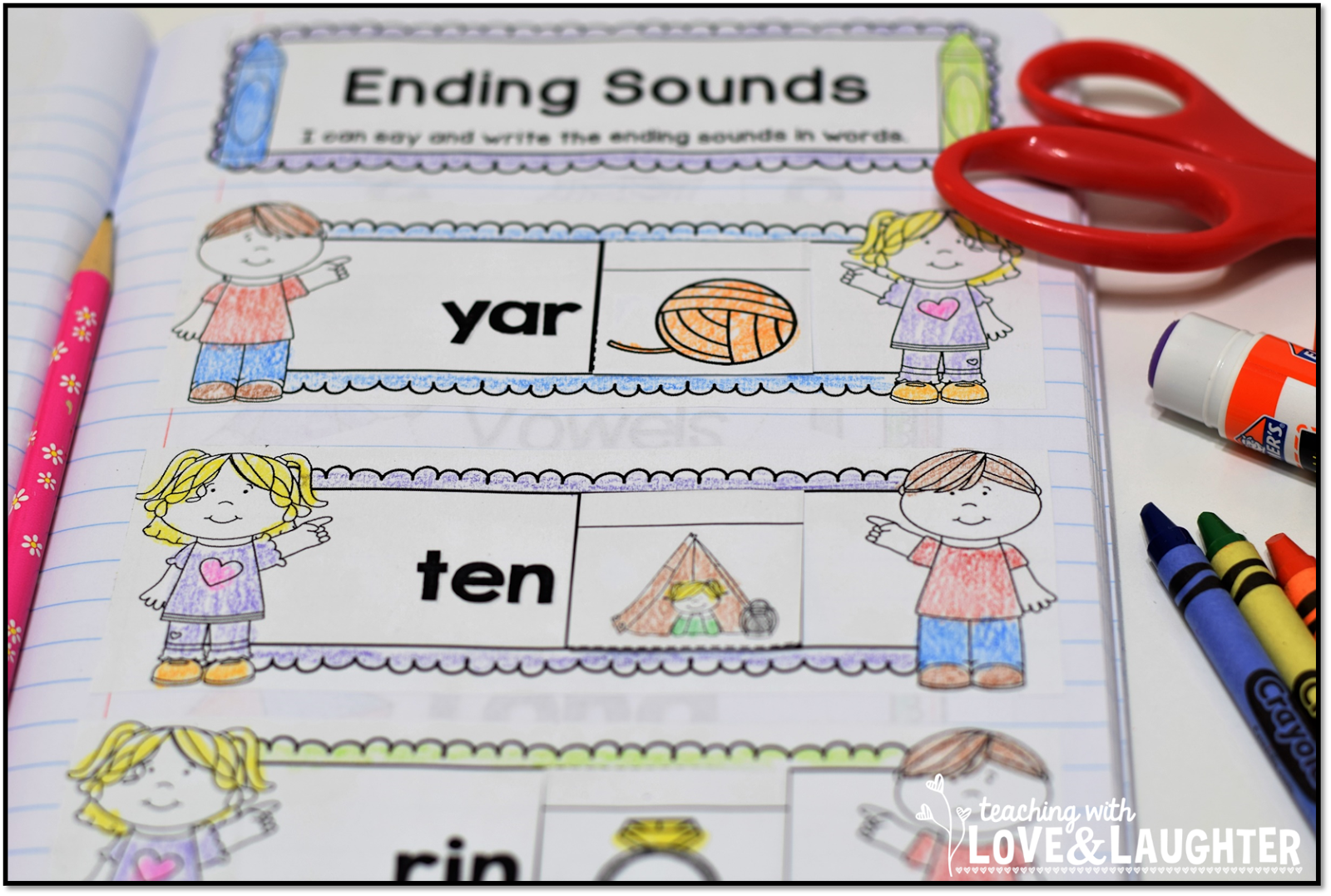 Teaching With Love and Laughter: Kindergarten Phonics Interactive Notebooks