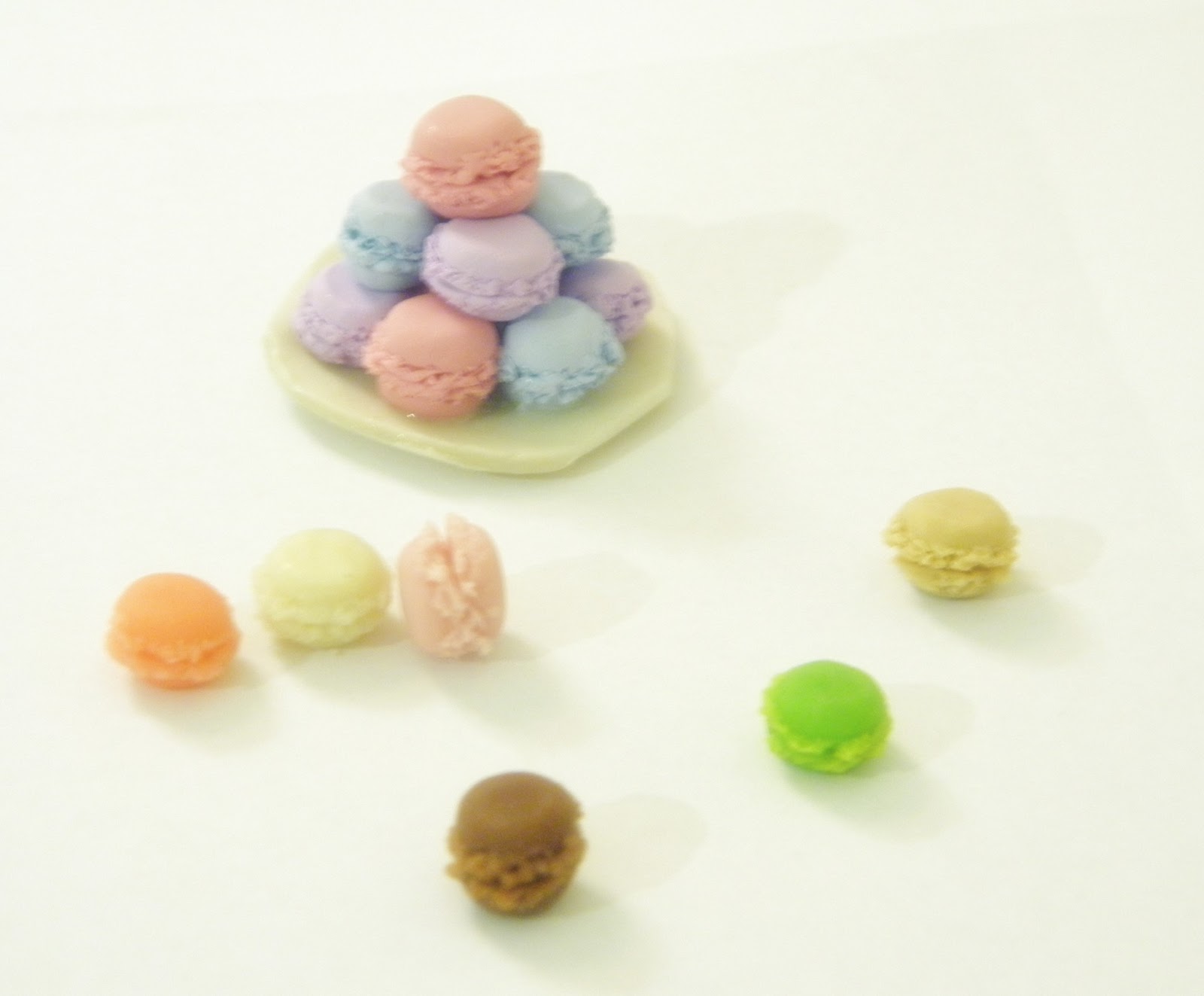 Pinkanea: macaron miniature tutorial