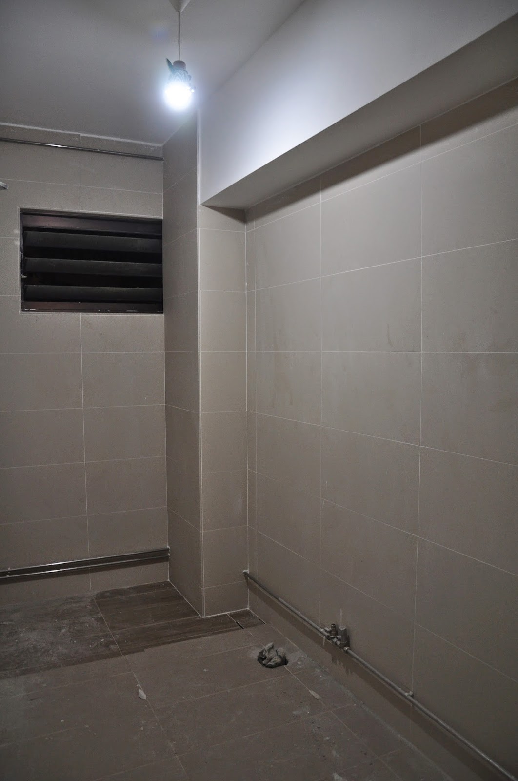 Thoughts attic: Day 18 - Tiling of Box-Up at Common Bathroom & the ...