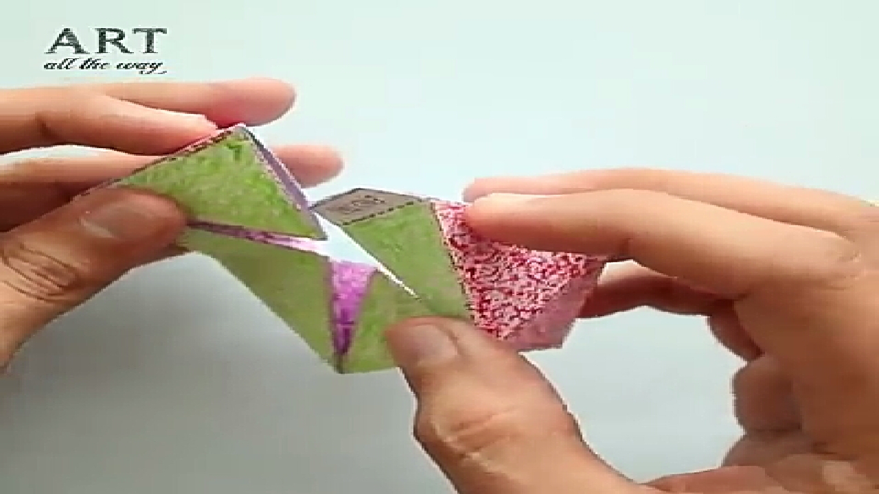 How to Make : Paper Toy Flextangles - crazzy craft