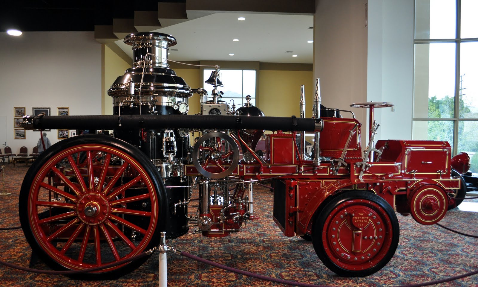 Just A Car Guy: 1913 Christie Front Drive steam pumper/ fire engine