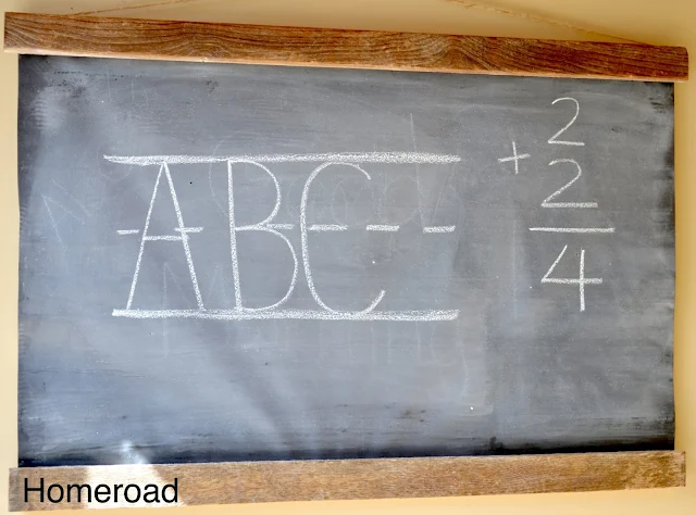 How to Make a Schoolhouse Chalkboard