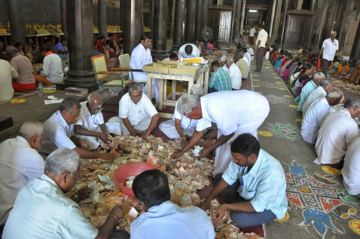 Counting the Cash - ARUNACHALA GRACE