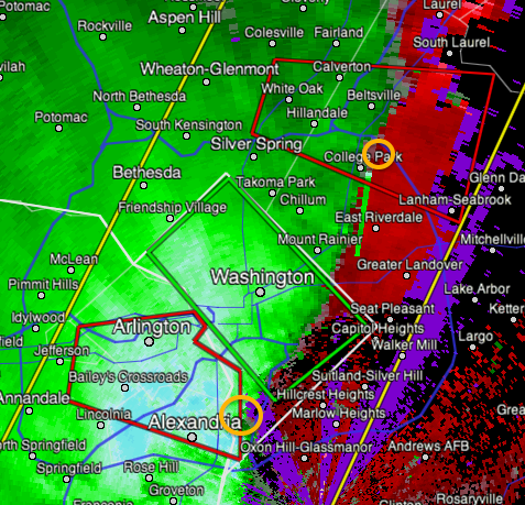 MSE Creative Consulting Blog: 2 Tornado Warnings DC Area
