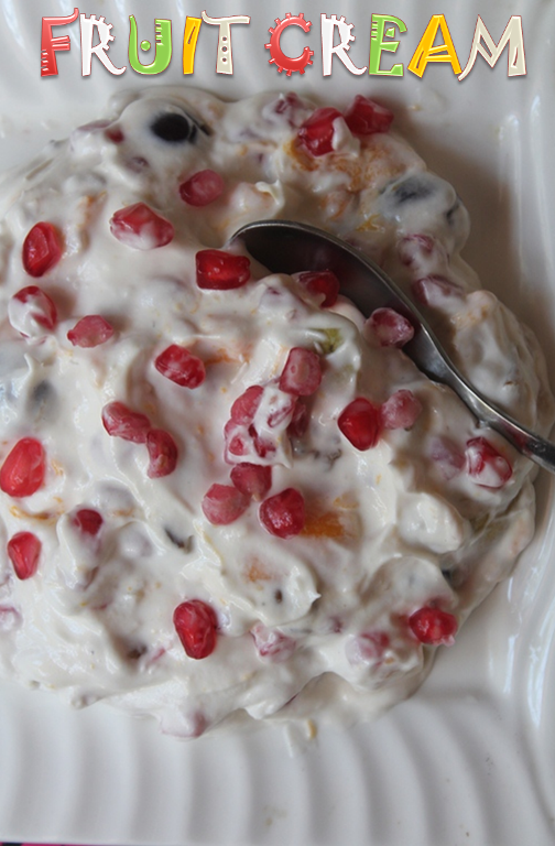 Mixed Fruit Cream Recipe