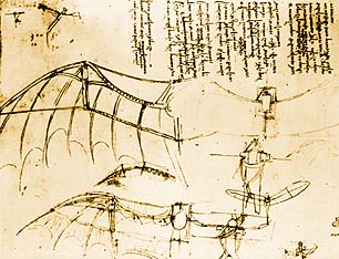The Inventions of Leonardo Da Vinci: The Flying Machine (Ornihopter)