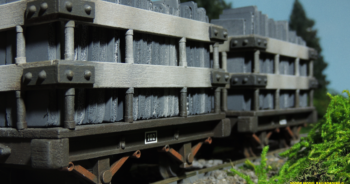 SodorModelRailroading: Scratch-Built Slate Cars | 16mm Scale