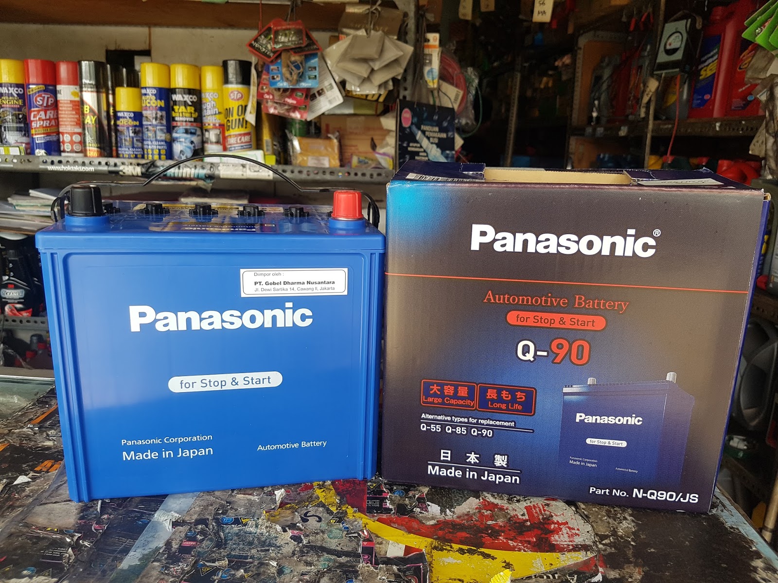 Dealer Resmi Accu Panasonic Blue Battery Japan di Jakarta, Tangerang ...