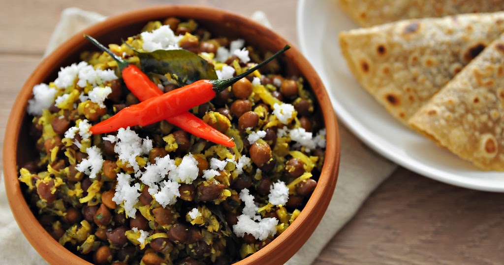Chana Bhaji - Goan Foogath style