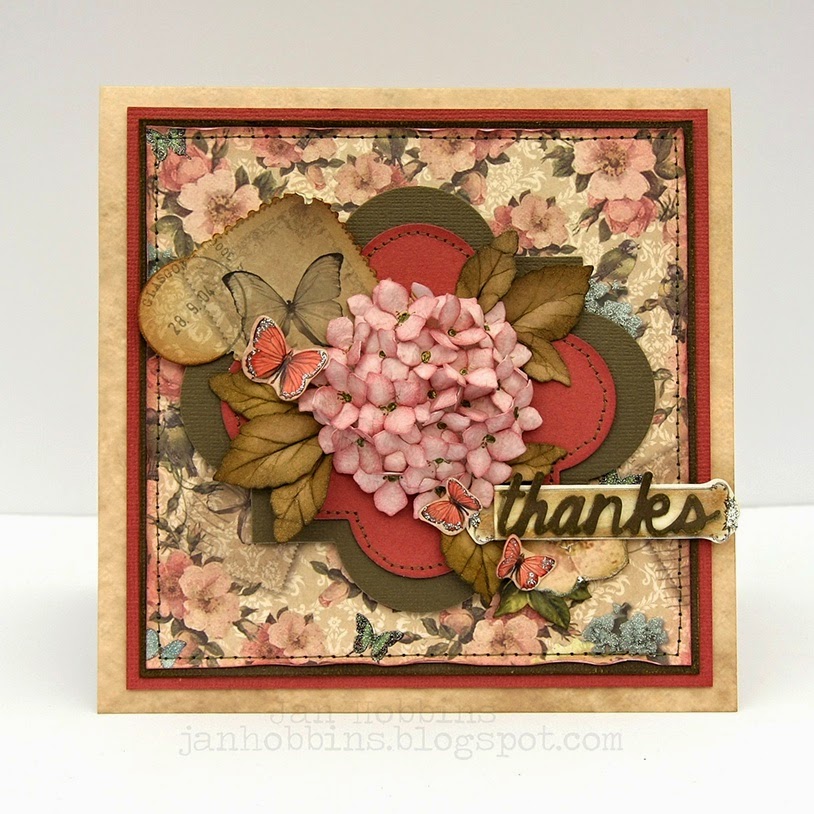 Hydrangea Card - In My Own Imagination