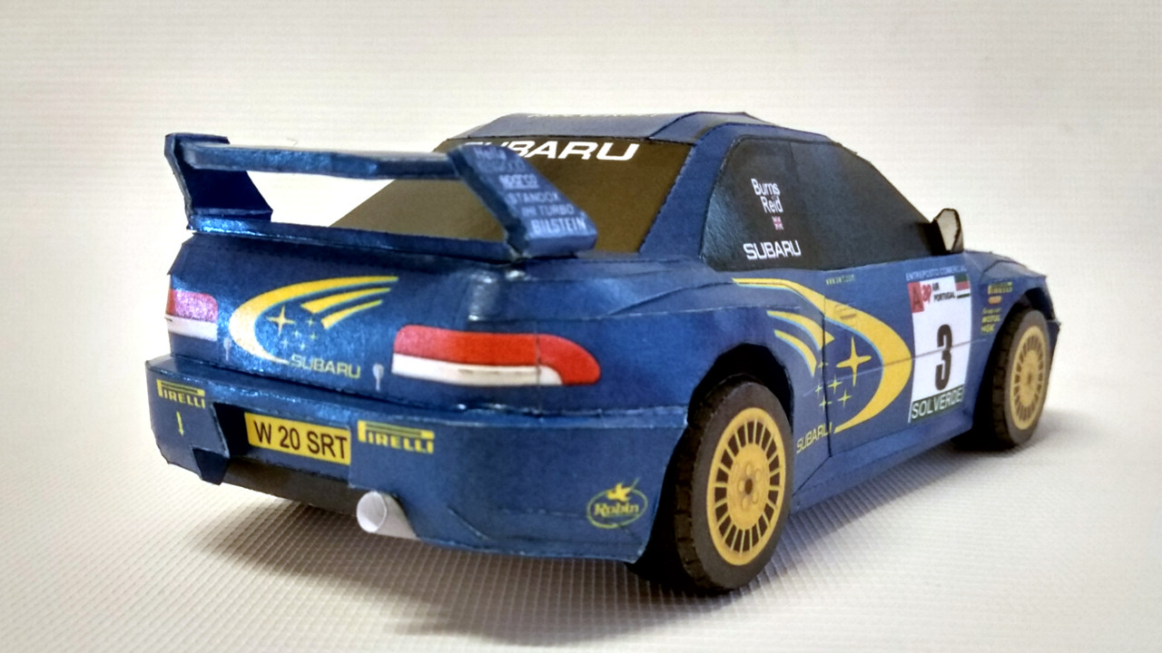 Yoshiny's Design: Subaru Impreza WRC 2000 PaperCraft.