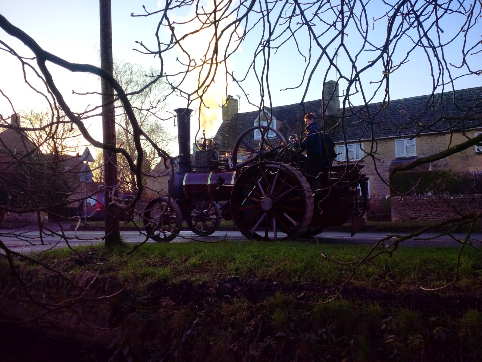 justthoughtsnstuff: late breakfast, long walk cross country to ...