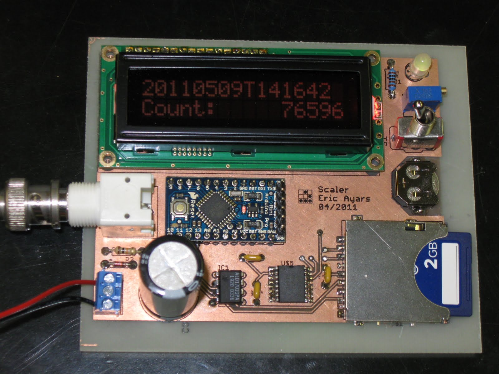 Hardware Hacks Arduino Based Event Counter 5309