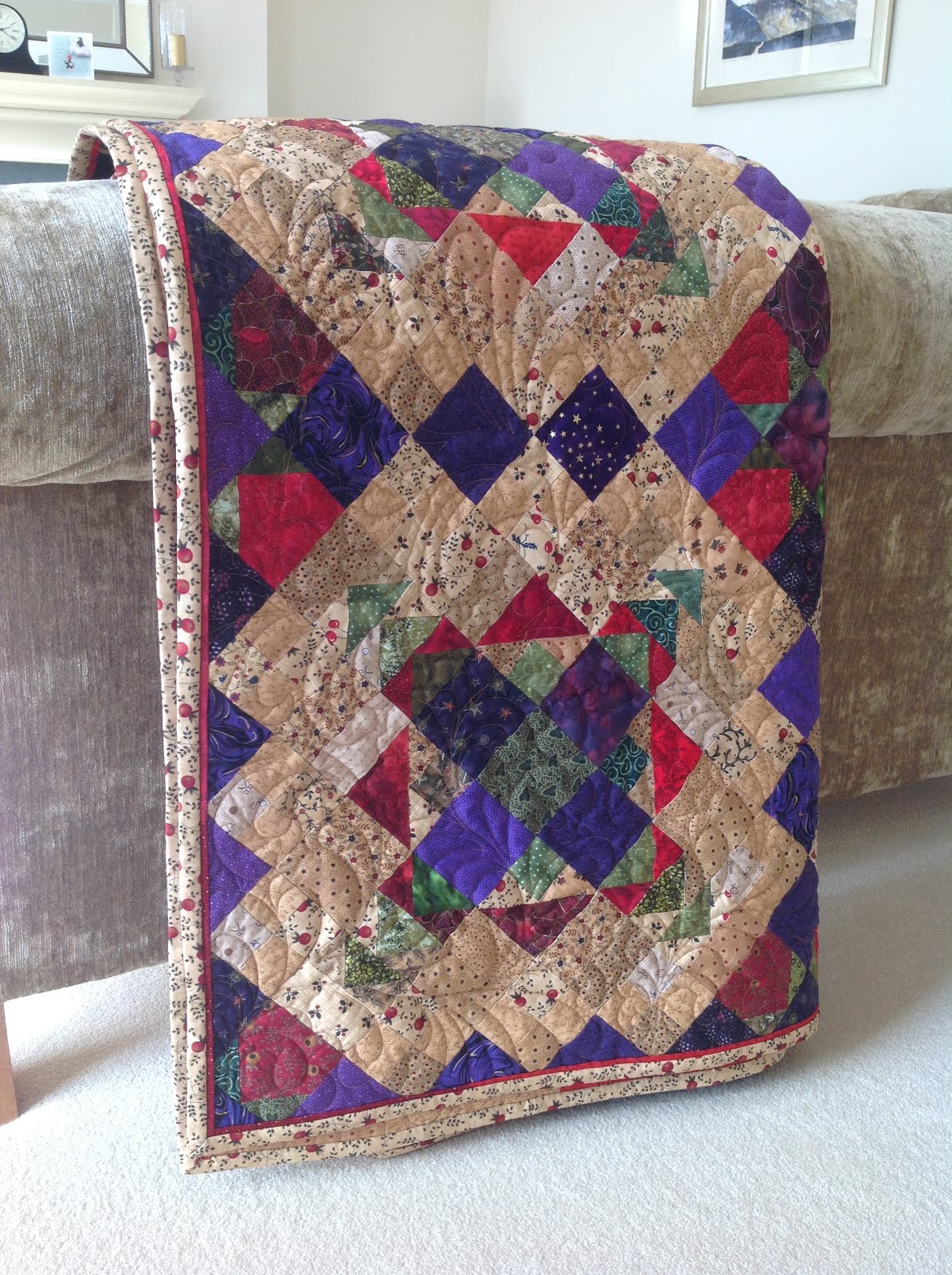 Fabadashery Longarm Quilting: Little Caswell Quilt made by Lynda ...
