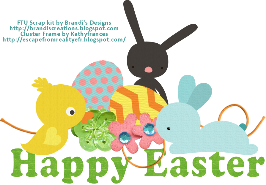 Escape From Reality Blog: FTU 'Almost Easter' Cluster & Cluster Frames