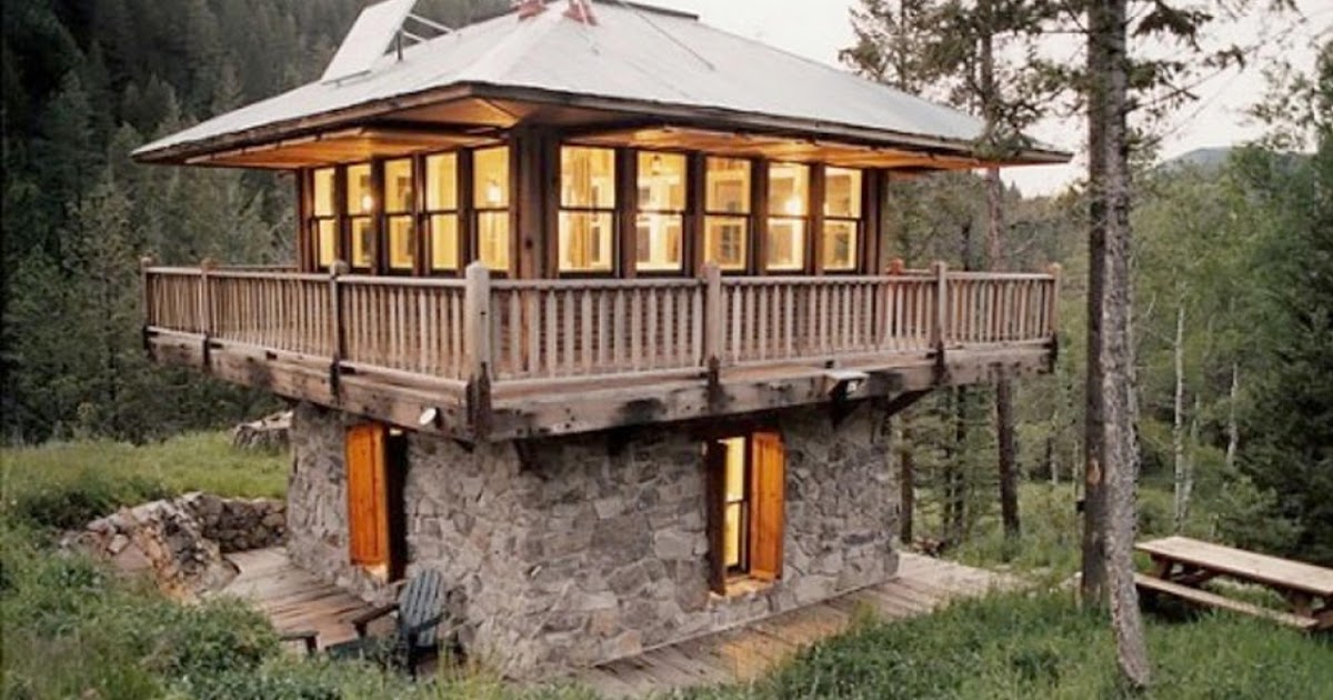Home Design: inside-fire-lookout-towers-fire-tower-cabin-plans