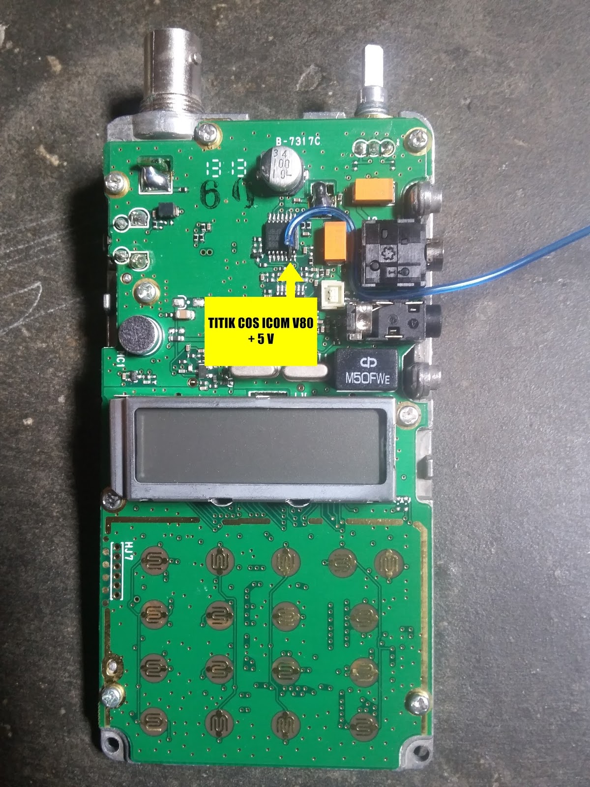 HOBBY RADIO COMMUNICATION REPEATER HT VHF/UHF: COS RADIO ICOM V80