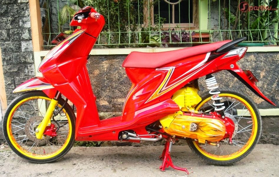 9 Foto Modifikasi Airbrush Honda Beat Keren Unik - Variasi Motor Mobil ...