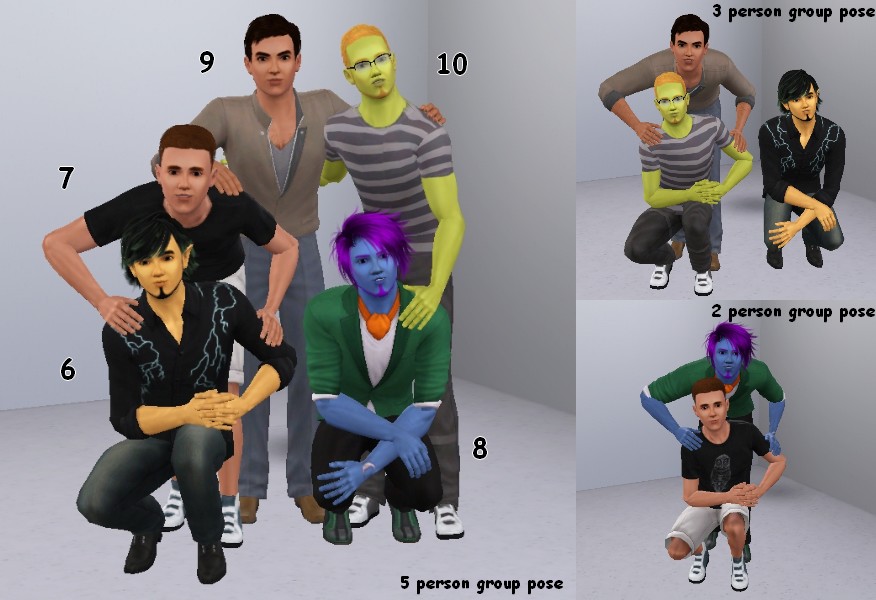 My Sims 3 Blog: Group Photo Pose Pack by Forever Hailey