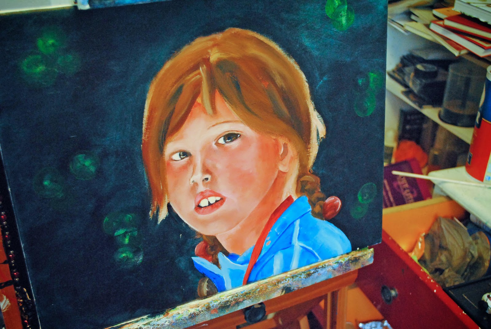 The Art of NED: Girl in Blue