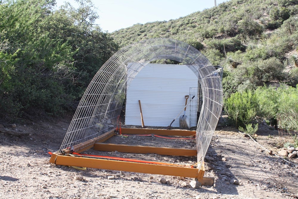 The Edible Garden: BUILDING A HOOP COOP FROM CATTLE PANELS