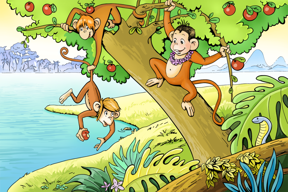 The Monkey and the Crocodile - Good Reader