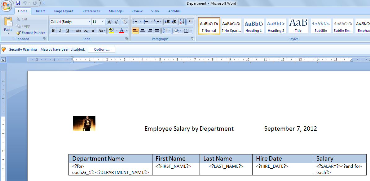 Obiee Practicals Creating Reports Using Rtf Template In Bi Publisher 11g