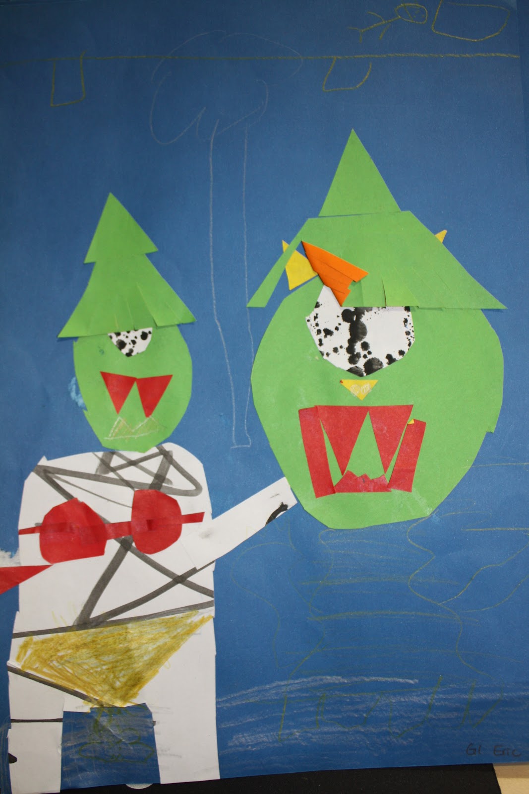 BCC Canada Art Studio: Grade 1 - Monster Collage