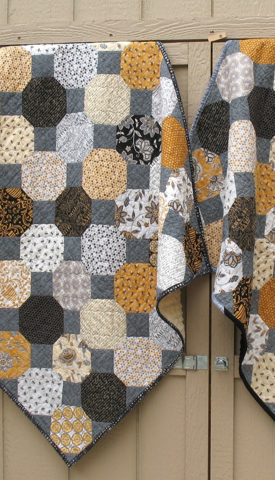 Ye Olde Sweatshop: Bee Creative Lap Quilts (#62 & 63)