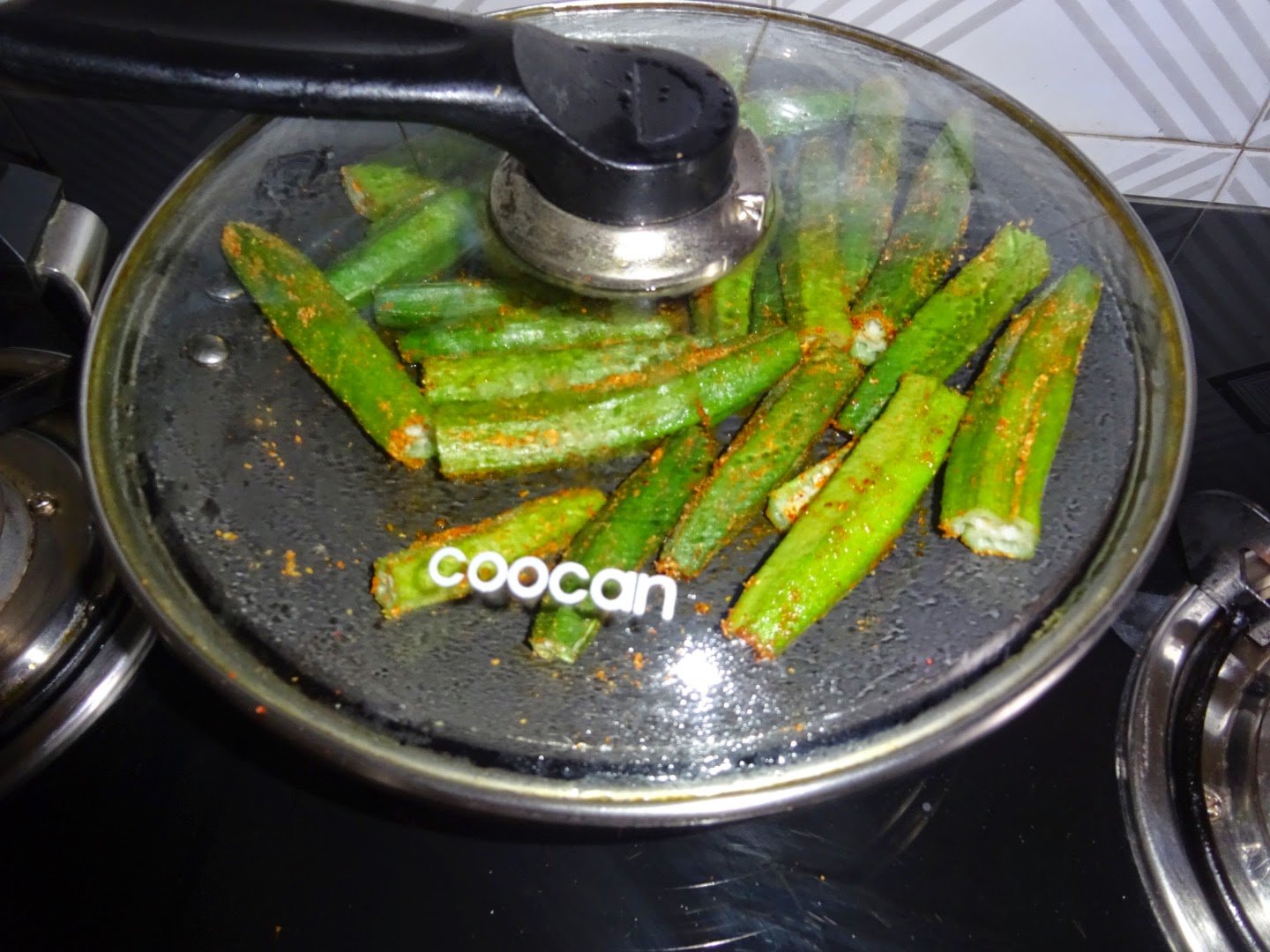 Veg Indian Good Food Recipes..: Tava Bhindi Masala Fry