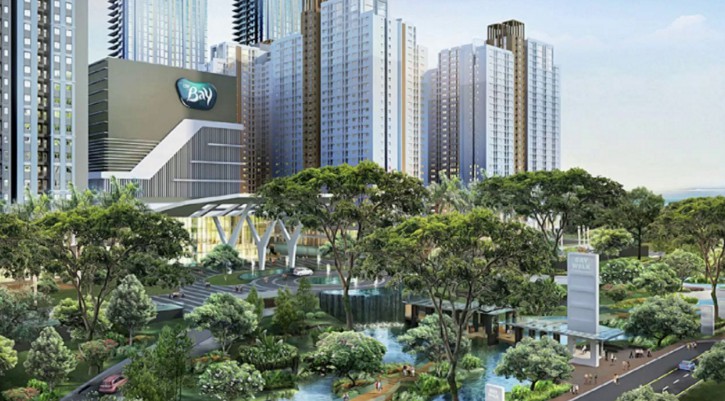 Kawasan Pluit City dibangun di atas pulau buatan senilai 50 triliun