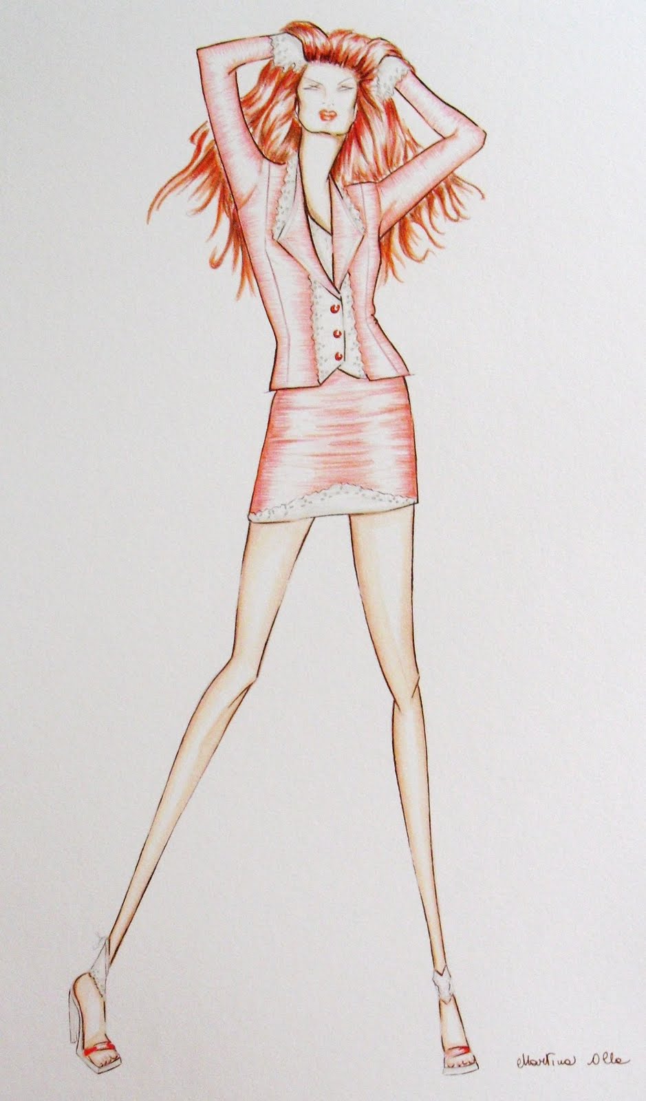 Martina Olla Fashion Design: Figurini di moda collezione P/E 2006