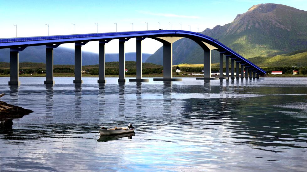 Ultima Thule: Sortland, the lucky blue town of Norway