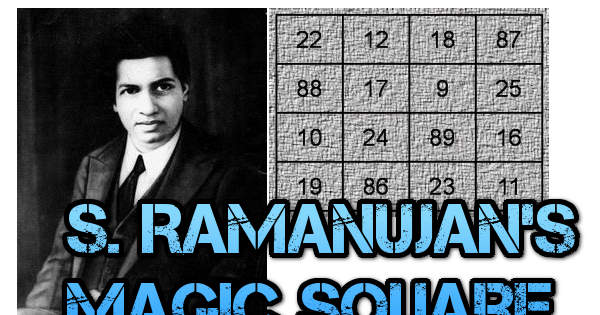 Maths Pearls - What is so special about Srinivasa Ramanujan's Magic ...