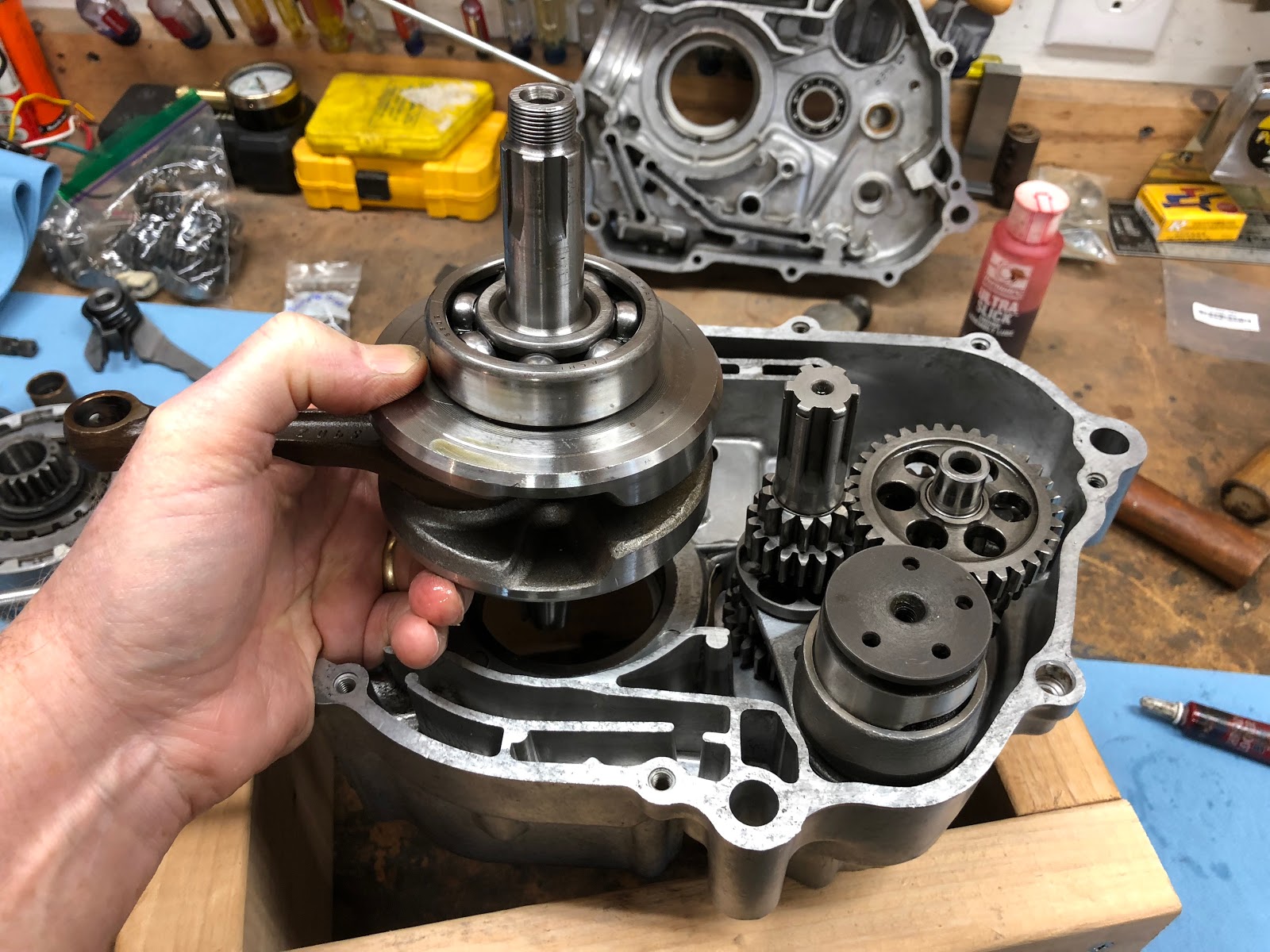 Honda CT90 Engine Reassembly