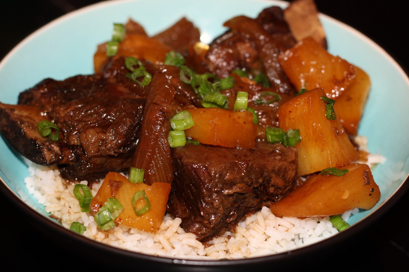 what's for dinner?: Hawaiian-style short ribs... 5 hours and 20 minutes
