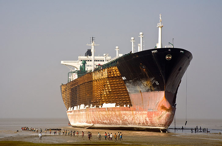 Let's keep it wild.: Where giant ships go to be torn apart