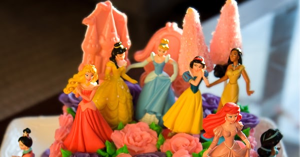 Disney Princess Chocolate Cake with Flowers | In My Element