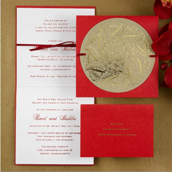 Modern Wedding Invitation: Awesome Red Wedding Invitation Designs 2012