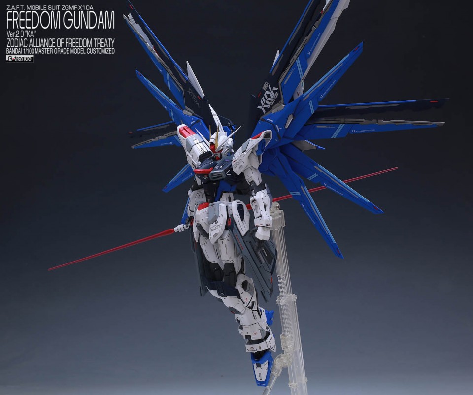 Custom Build: MG 1/100 Freedom Gundam Ver. 2.0 "KAI" [Detailed]