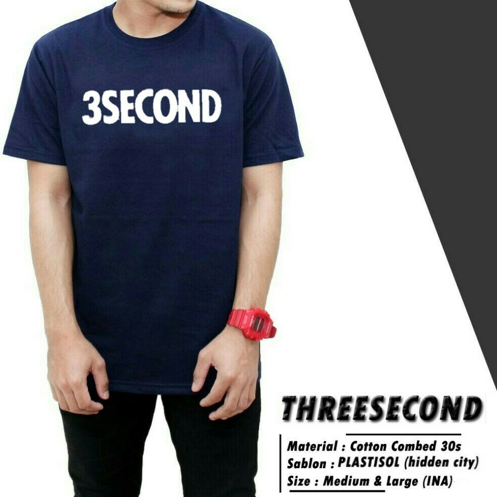 Kaos Distro 3 Second Bandung: Galeri Kaos 3Second Februari 2018