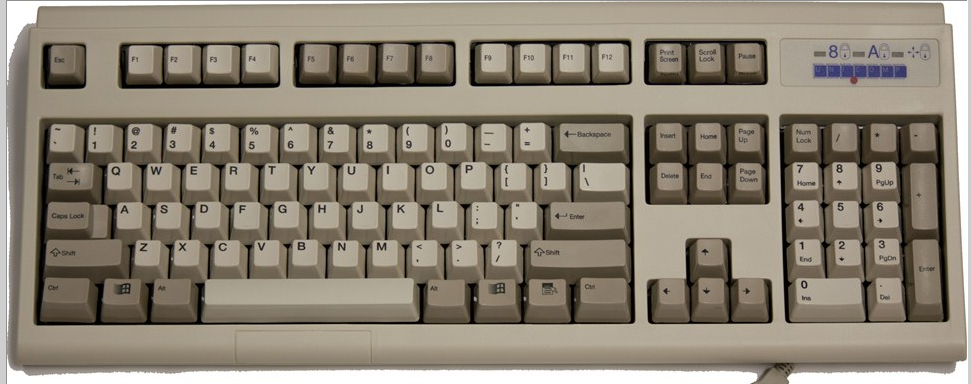 Suker Punch: The IBM Model M Keyboard - The best board and the lamest ...