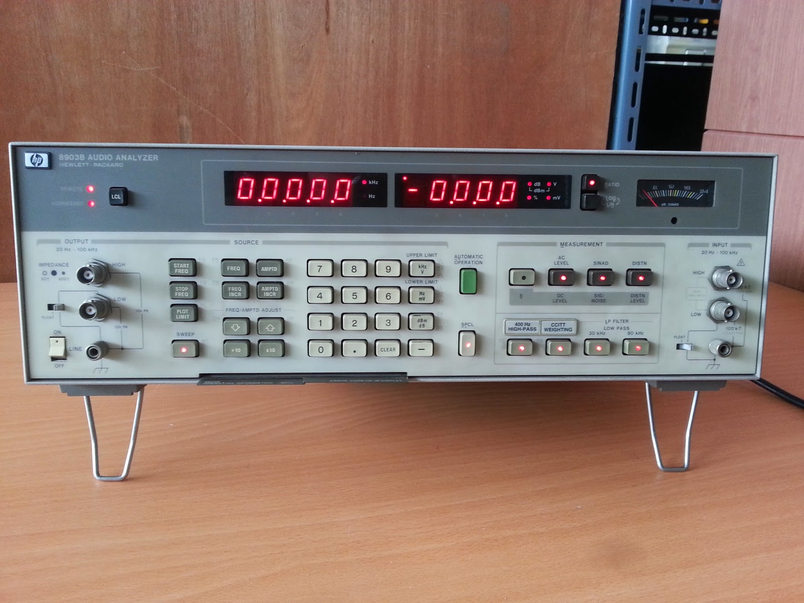 MorningHill stock photo archive: HP 8903B Audio Analyzer 오디오 분석기